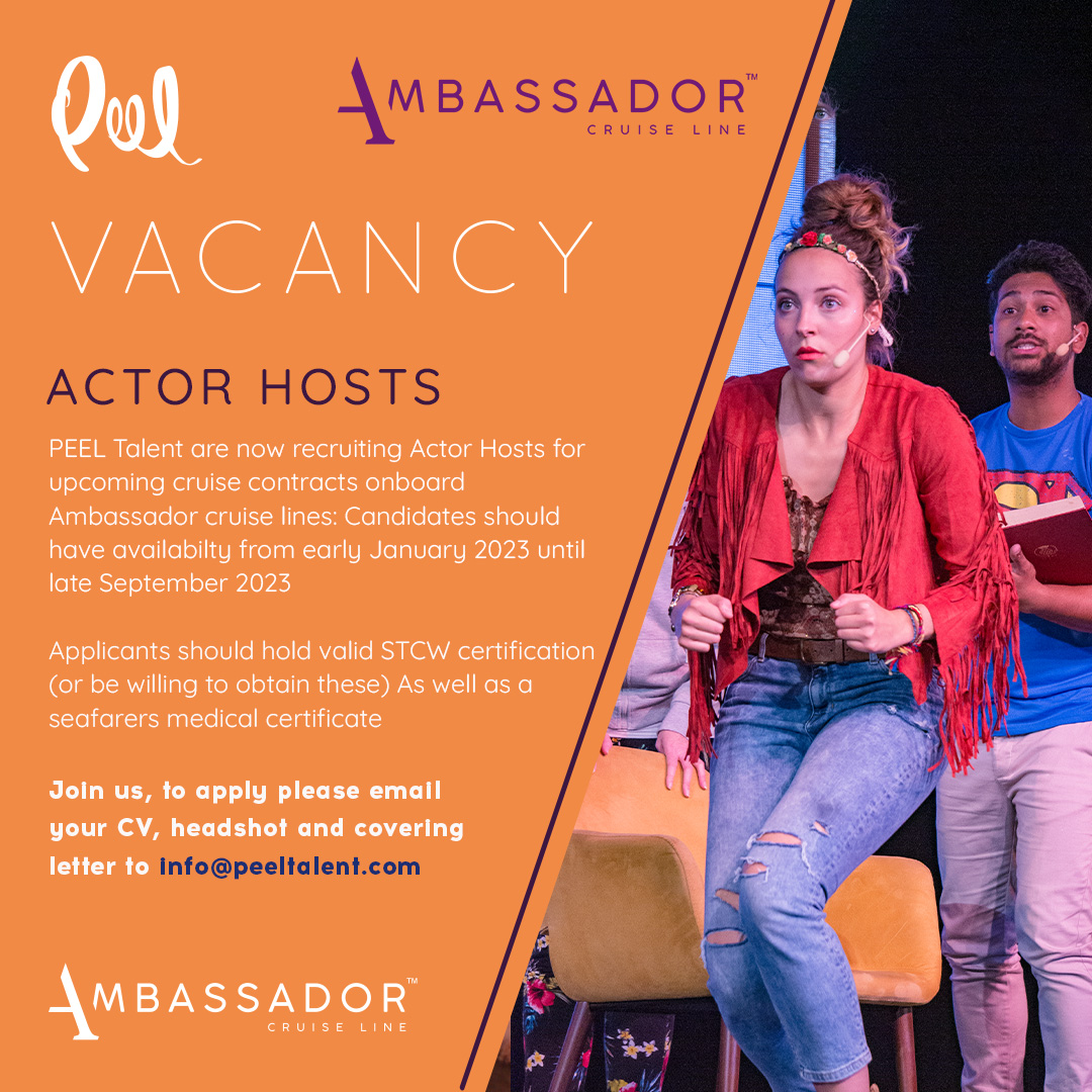 Auditions & Vacancies | Peel Talent | A unique way to secure your dream ...